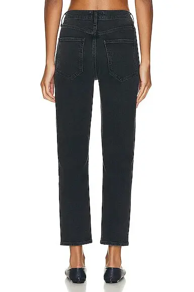 AGOLDE Riley High Rise Straight Crop Jeans - Panoramic