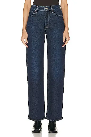 AGOLDE Harper Mid-rise Wide Straight Jeans - Formation