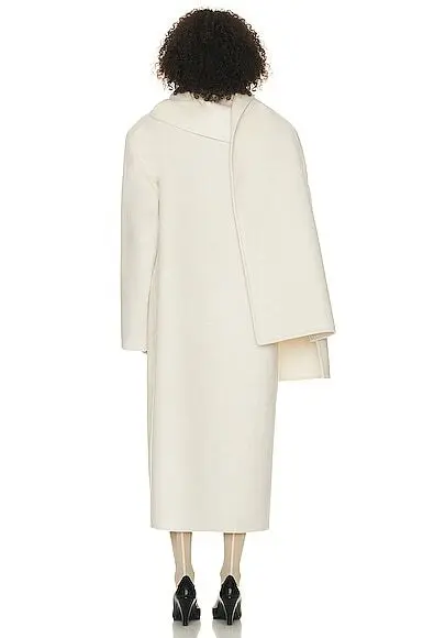 HELSA Oversized Coat With Detachable Scarf