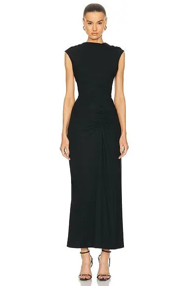Simkhai Acacia Sleeveless Midi Dress - Black