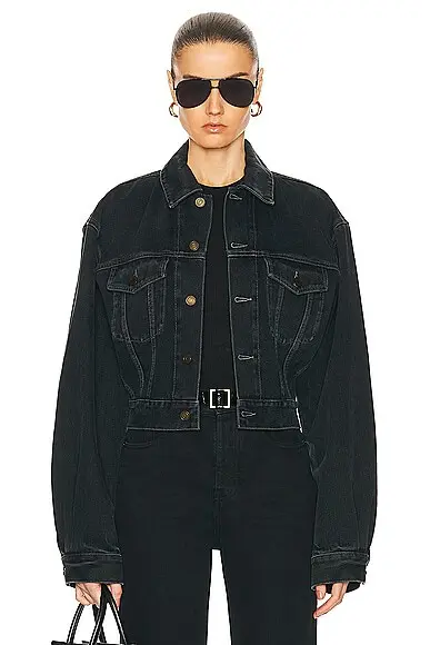Saint Laurent Neo 80's Denim Jacket