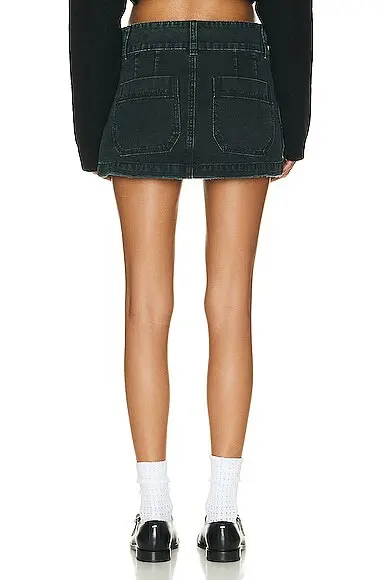HELSA Workwear Mini Skirt In Finish