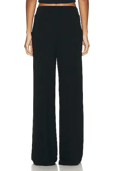 LESET Lauren Pleated Pocket Pant - Black