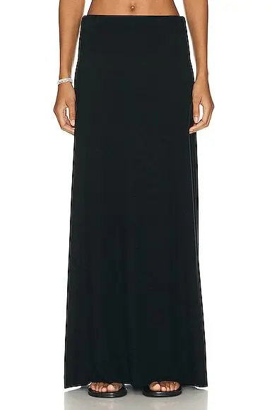 LESET Lauren High Waist Maxi Skirt