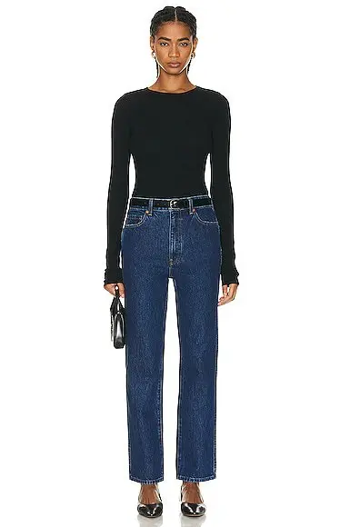 Eterne Long Sleeve Fitted Top