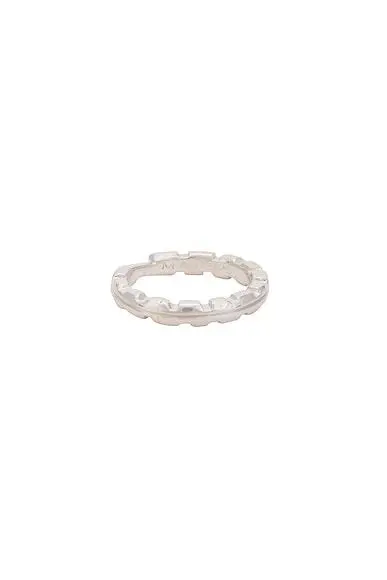MARTINE ALI Stacking Groove Ring - Silver