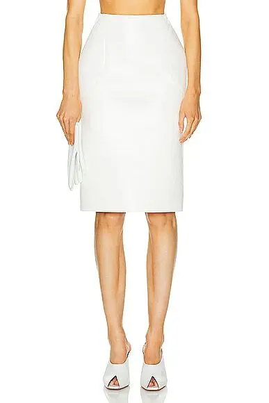 Alaïa Patent Leather Pencil Skirt