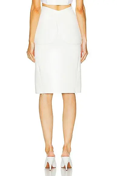 Alaïa Patent Leather Pencil Skirt
