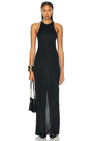 Saint Laurent Jersey Maxi Dress