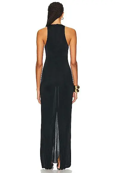 Saint Laurent Jersey Maxi Dress