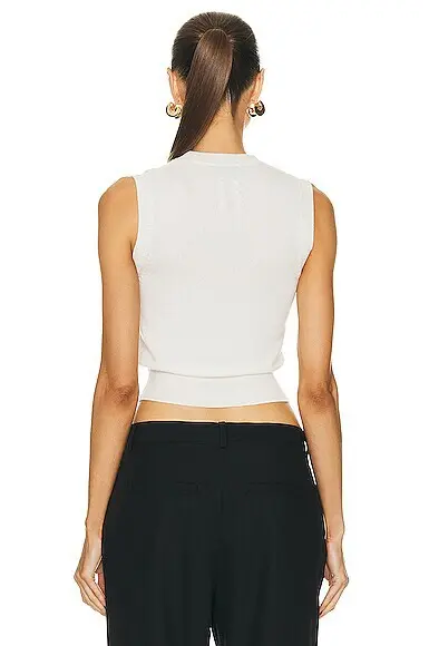 NILI LOTAN May Sweater Tank - Ivory
