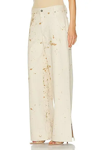 Lapointe Denim Painter Wide Leg Jeans