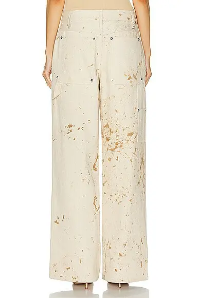 Lapointe Denim Painter Wide Leg Jeans