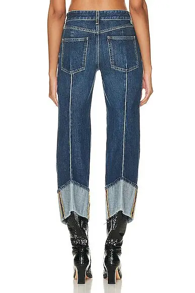 Bottega Veneta Medium Indigo Straight Leg Jeans