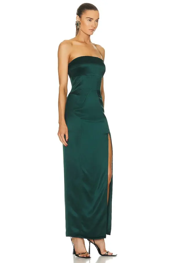 NICHOLAS Vivia Strapless Corset Gown