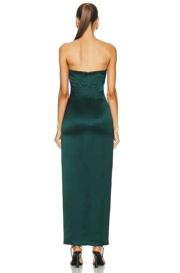 NICHOLAS Vivia Strapless Corset Gown