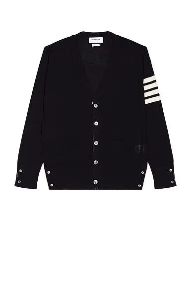 Thom Browne Merino Wool Cardigan Sweater