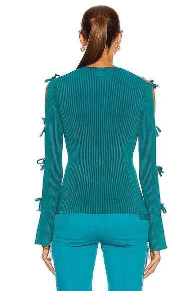 Bottega Veneta Rib Velvet Sweater