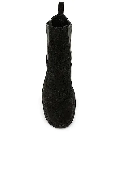 Guidi Suede Chelsea Boots - Black