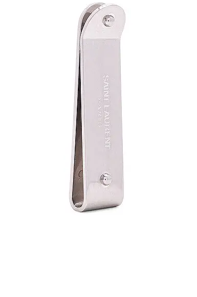 Saint Laurent Money Clip - Silver