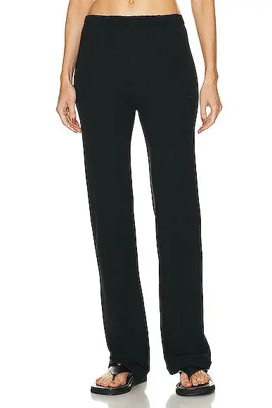 Eterne Straight Leg Sweatpant - Black