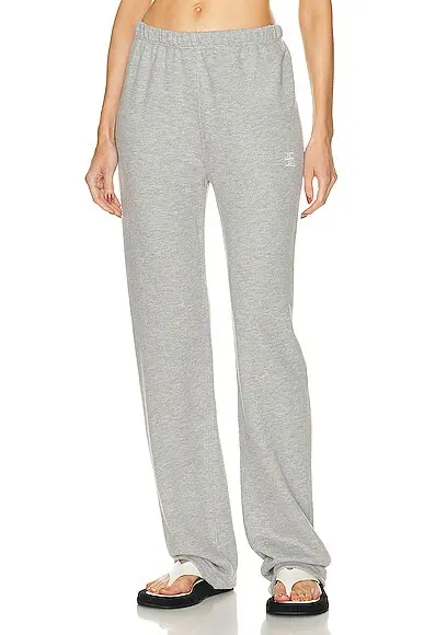 Eterne Straight Leg Sweatpant - Heather Grey