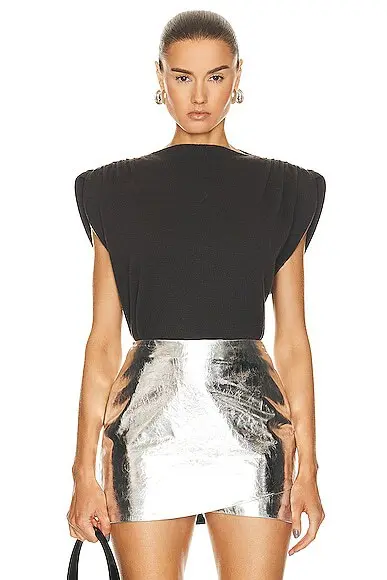 THE SEI Gathered Shoulder Sweater