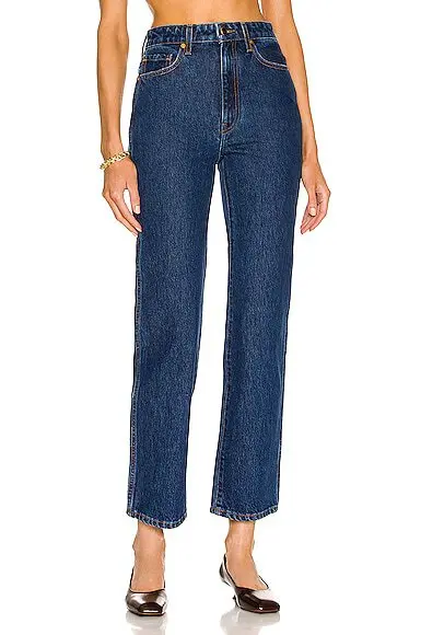Khaite Abigail Straight Leg Jean