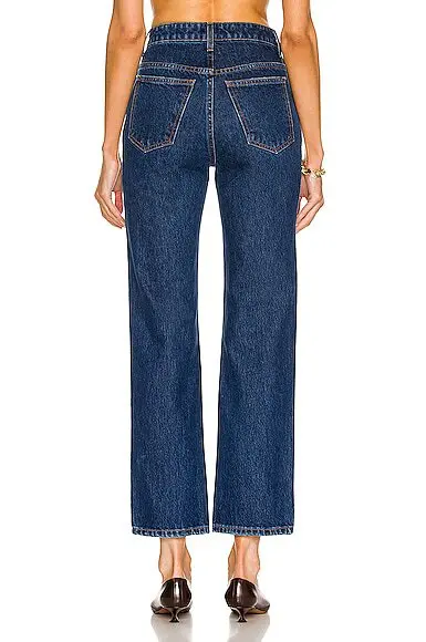 Khaite Abigail Straight Leg Jean