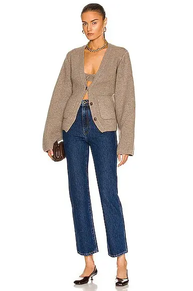 Khaite Abigail Straight Leg Jean