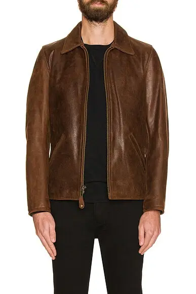 SCHOTT Waxy Buffalo Leather Sunset Jacket