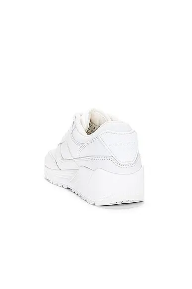Saint Laurent Leather Lace-up Sneakers
