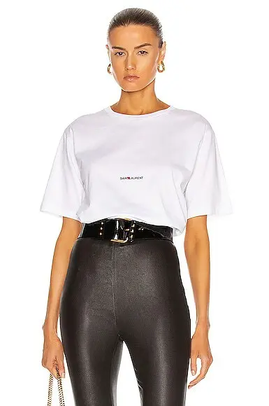 Saint Laurent Small Logo Tee