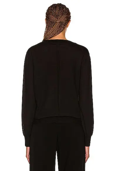 THE ROW Stockwell Cashmere Sweater - Black