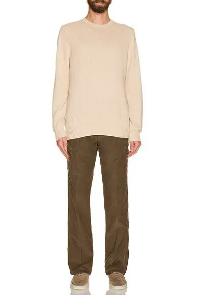 GHIAIA Cotton Crewneck - Vanilla