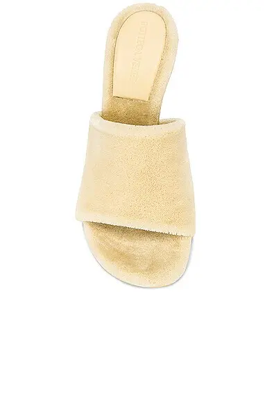 Bottega Veneta Sculptural Heel Fabric Sandals