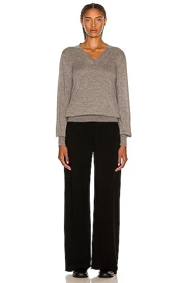 THE ROW Stockwell Cashmere V-neck Sweater