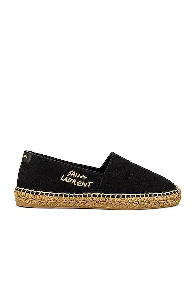 Saint Laurent Espadrille - Black