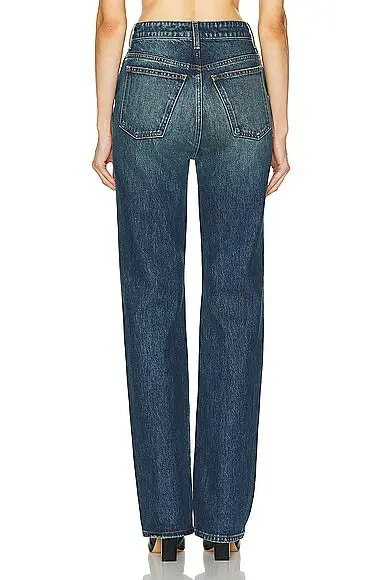 Khaite Danielle Straight Leg Jeans