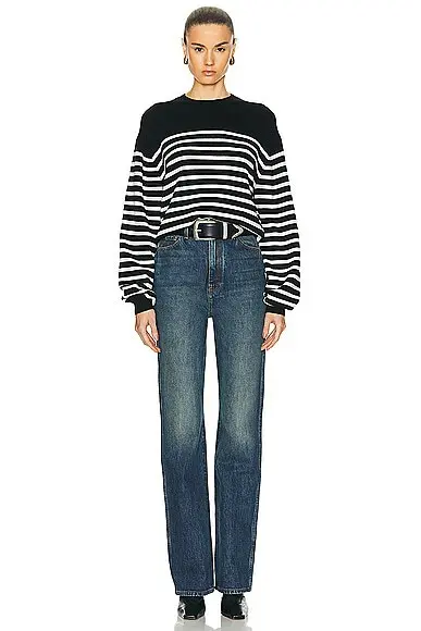Khaite Danielle Straight Leg Jeans