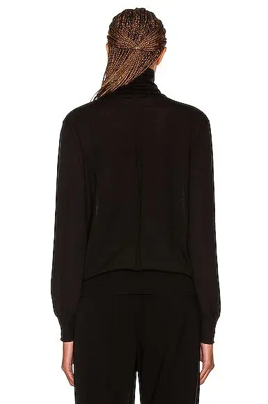THE ROW Lambeth Cashmere Turtleneck - Black