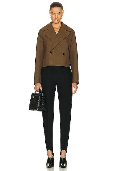 Bottega Veneta Structured Double Melange Trousers
