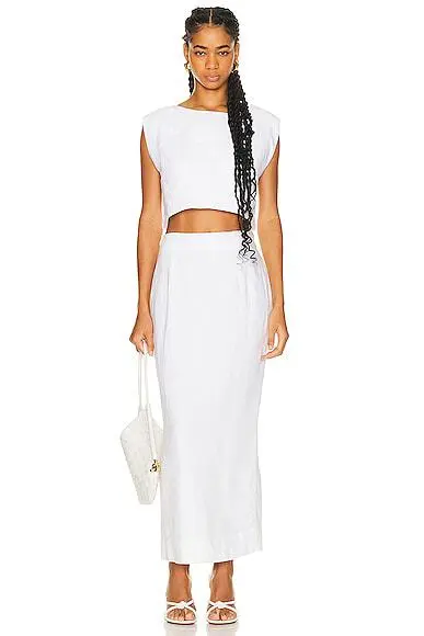 Posse Emma Pencil Skirt - Ivory