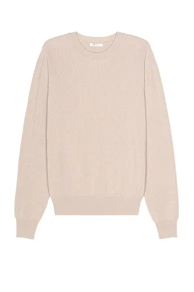 THE ROW Benji Crew Neck Sweater - Limestone