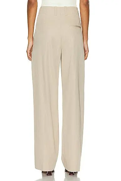 Bottega Veneta Wide Leg Twill Trousers