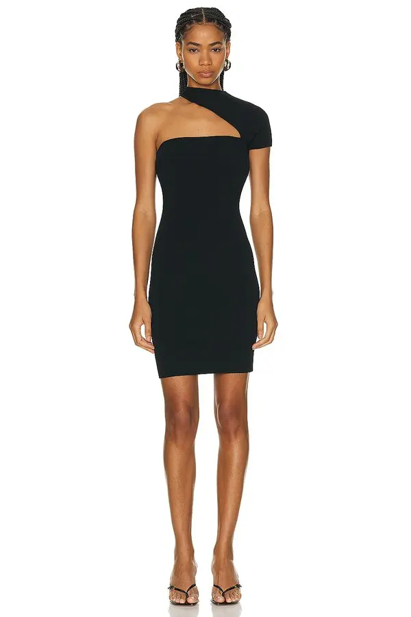 Isabel Marant Orka One-shoulder Mini Dress