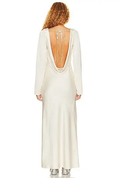 HELSA Angelica Backless Maxi Dress