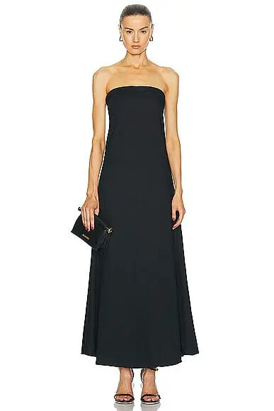 AEXAE Column Maxi Dress