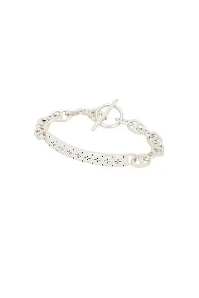 MAPLE Bandana Id Bracelet - Silver 925
