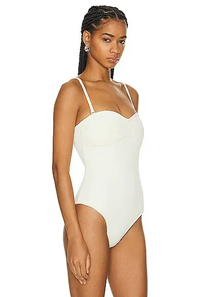 Bottega Veneta Strapless Bodysuit Top